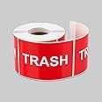 Amazon.com: 300 Trash Sticker - 2 x 3 inch, Sticker for Trash Can ...