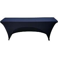 Amazon.com: Spandex Cover for 18 x 72 Rectangular Training Tables(Black ...