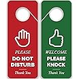 Amazon.com : Do Not Disturb Door Hanger Sign, 2 Pack Double Sided, Red ...