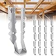 Amazon.com: 20 Pcs 2x10 Joist Hangers,20 Gauge Metal Face Mount Joist ...