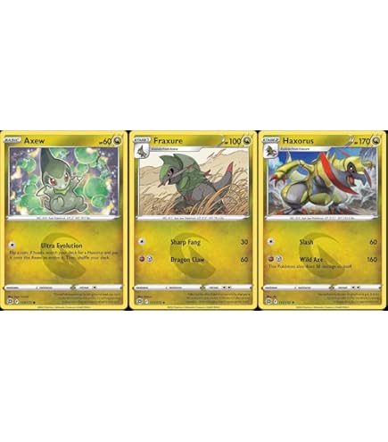 Axew Evolusjonskart Amazon.com: Pokemon Axew (108/162) XY