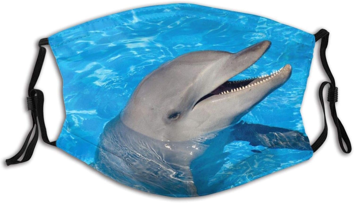 Cute Dolphin Face Mask Protective Mouth Cover Washable Reusable ...