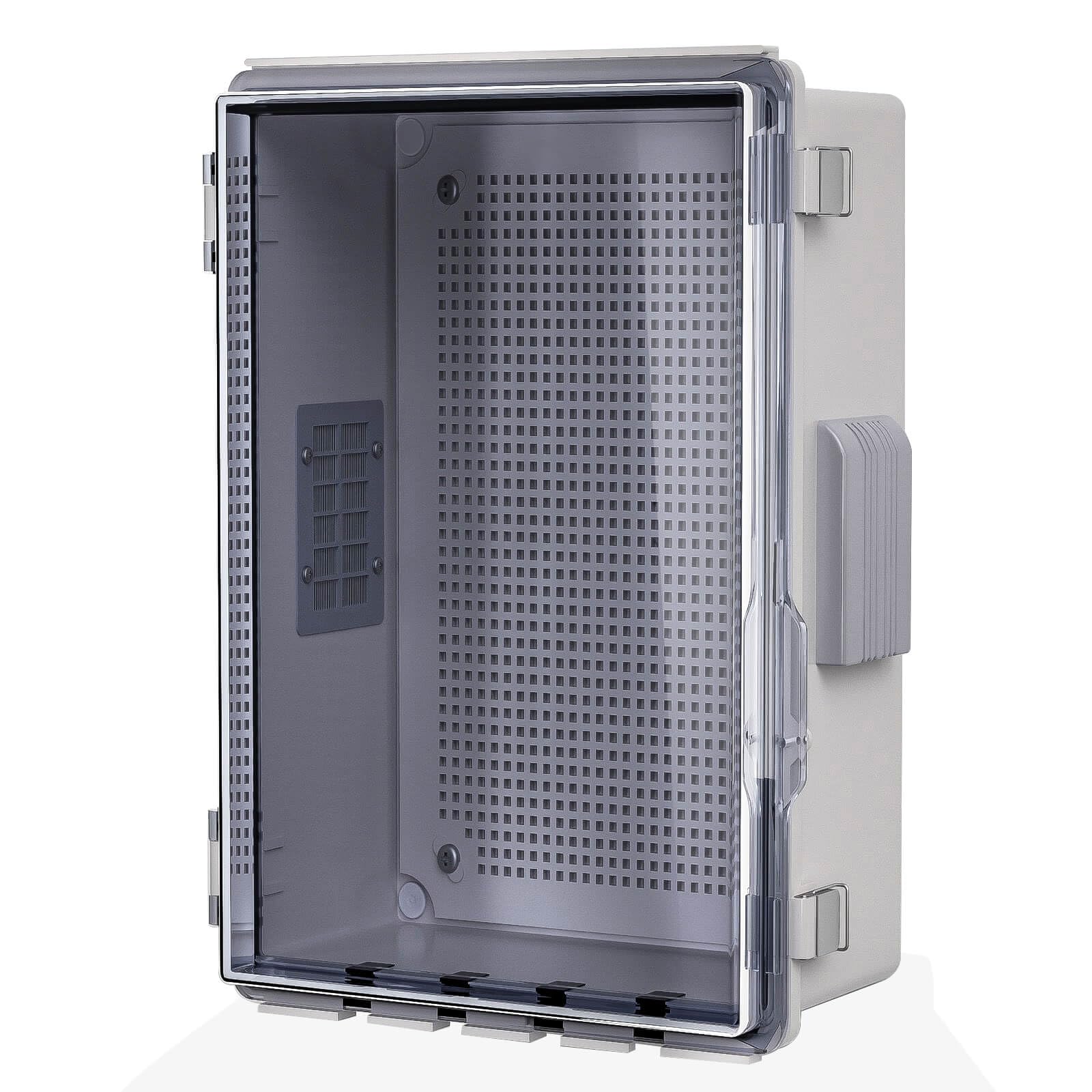 ABS Electrical Junction Box, Ventilated Design, Cable Grommets, IP65 ...