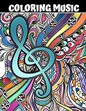 Music Coloring Book for Adults Color My Music, Fill My Passion (Music ...