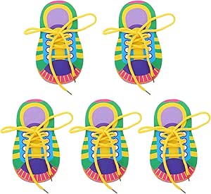 Amazon.com: NUOBESTY Shoelace Threading Teaching Toy Learn to Tie Shoes ...