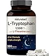 Amazon.com: NatureBell L Tryptophan 1500mg with L Theanine 200mg, 300 ...