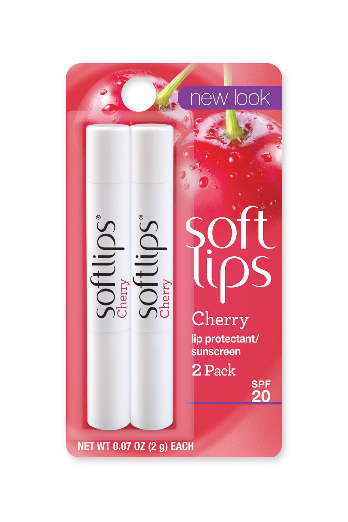 Amazon.com : Softlips Lip Balm Protectant Value Pack, SPF 20, Raspberry ...