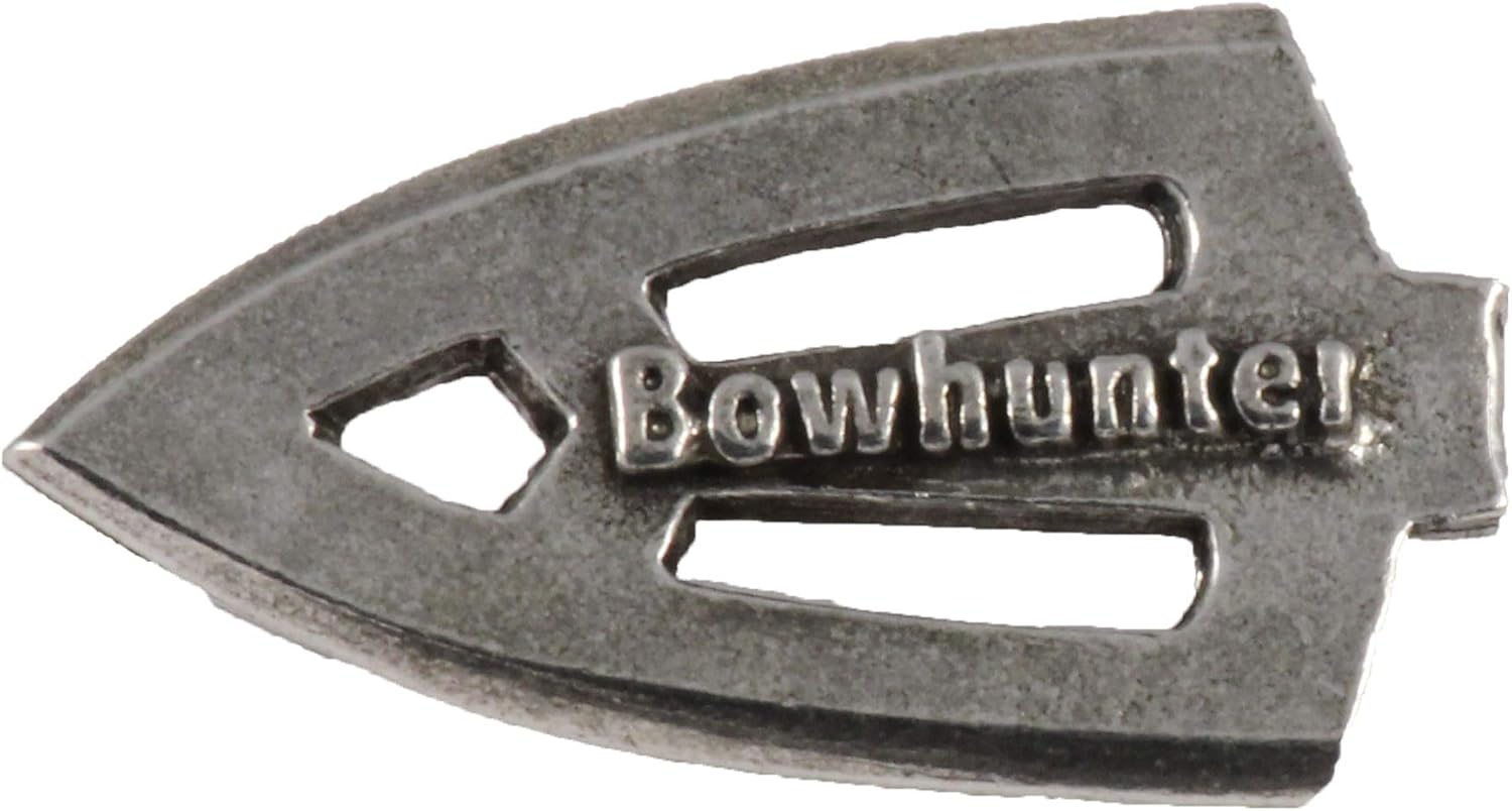 Arrow Broadhead for Bowhunter Pewter Lapel Pin, Brooch, Jewelry, A081 ...