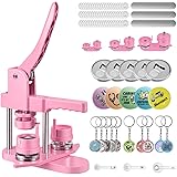 Amazon.com: Button Maker Machine Multiple Sizes, 25mm+32mm+58mm Pin Maker Button Press Machine W ...