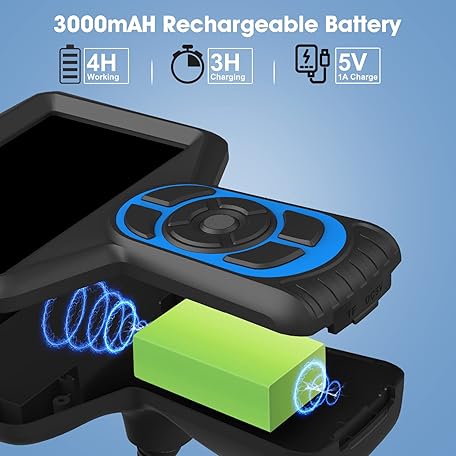 Mua Hiacinto Triple Lens Endoscope Camera, 5 Inch IPS Screen Borescope ...