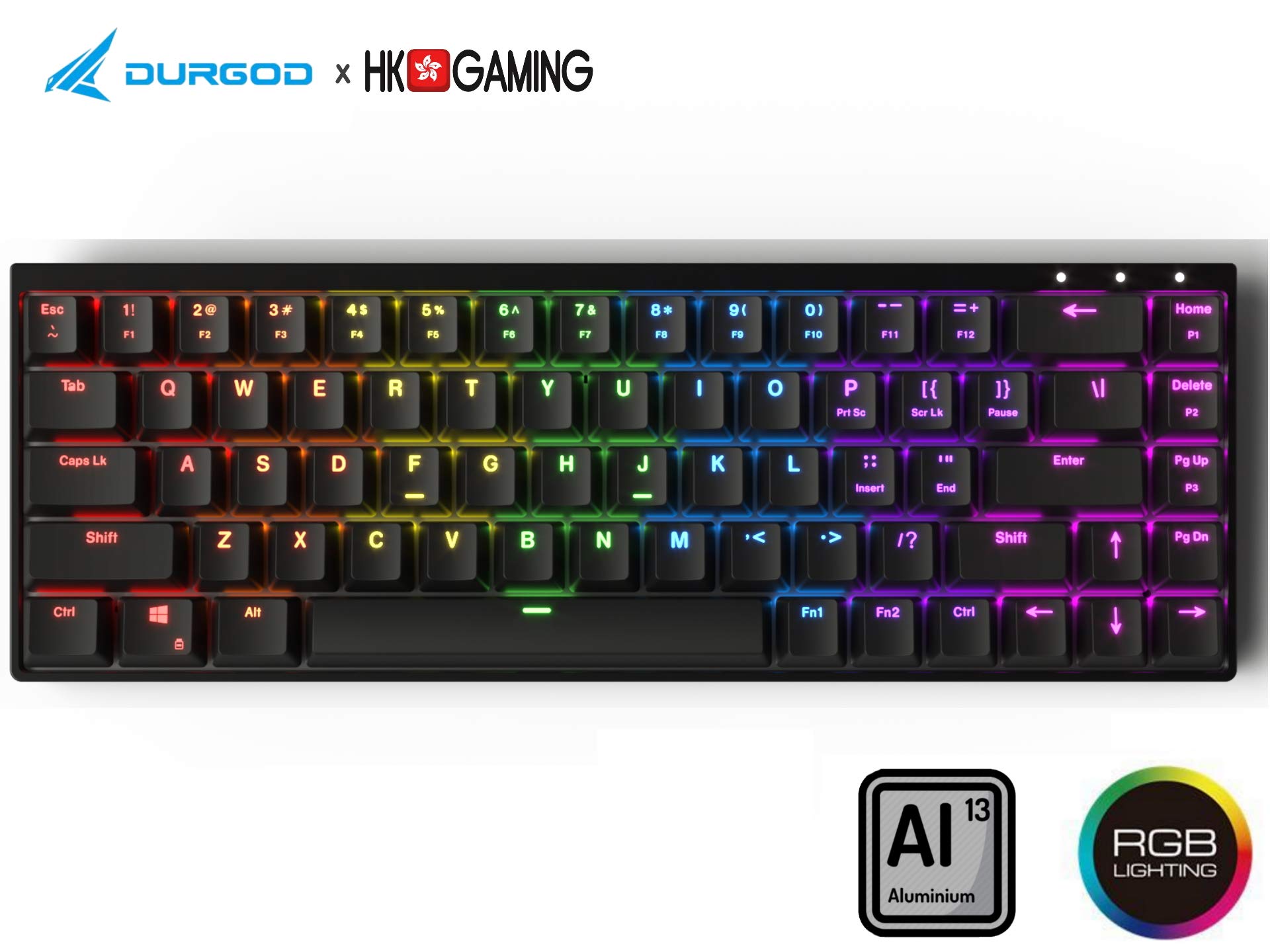 Durgod Hades 68 Rgb Tkl Mechanical Gaming Keyboard 65 Layout ...
