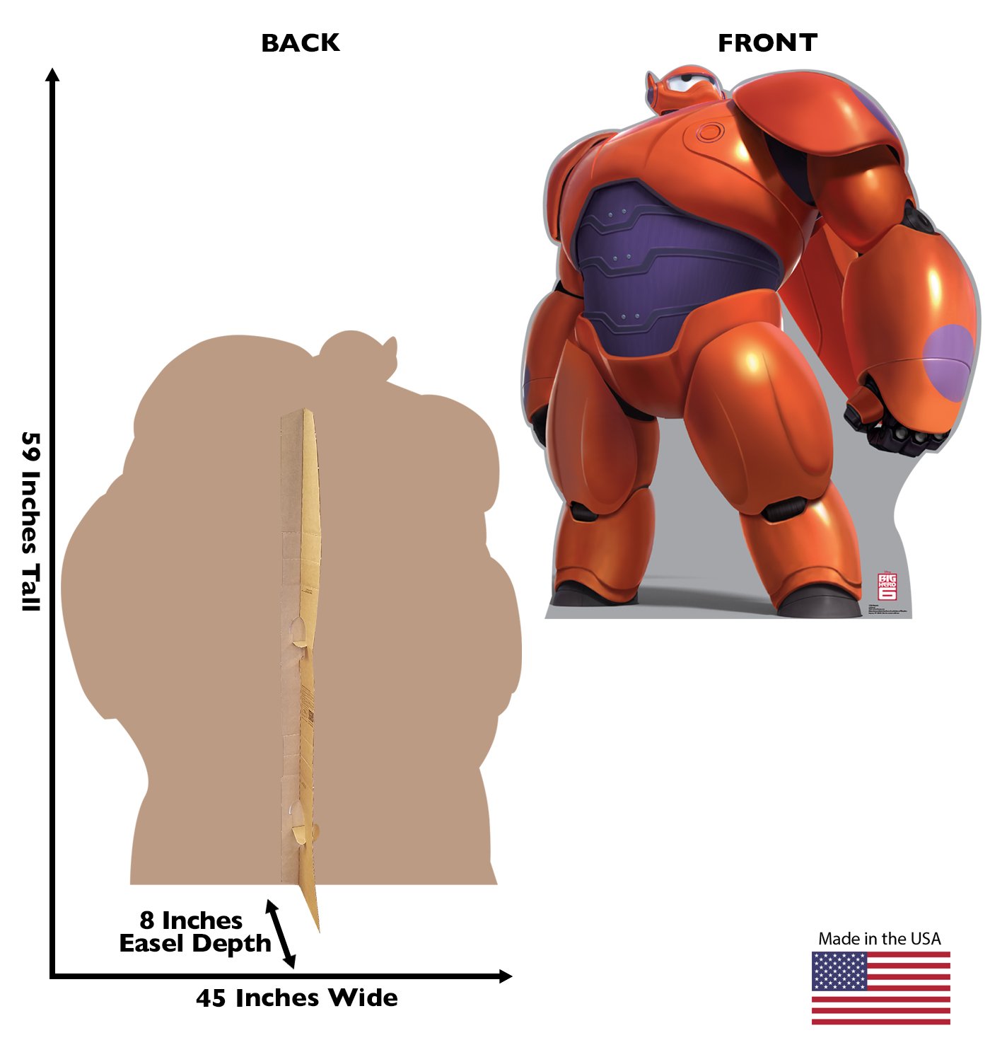 Mua Cardboard People Baymax Life Size Cardboard Cutout Standup - Disney ...