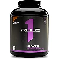 Amazon.com: Rule One Proteins R1 Casein - Chocolate Fudge, 25g Slow ...
