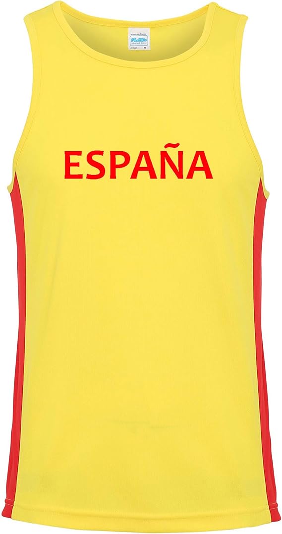 Espana Cool Spanish Contrast Vest: Amazon.co.uk: Clothing
