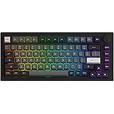 Amazon.com: Akko 5075B Plus Mechanical Keyboard 75% Percent RGB Hot-swappable Creamy Keyboard ...