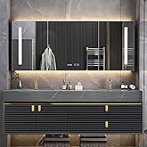 Amazon.com: High QLO 68 Inch Bathroom Vanity - Modern Bathroom Vanity ...