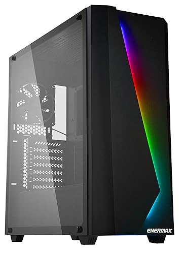 Enermax Makashi MK50 Addressable RGB Full Tower E-ATX Gaming PC Case ...