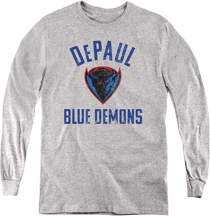 Amazon.com: DePaul University Official DePaul Blue Demons Logo Youth ...