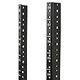 Amazon.com: Tecmojo 8U Vertical Server Rack Rail Pair Kit DIY Rack ...