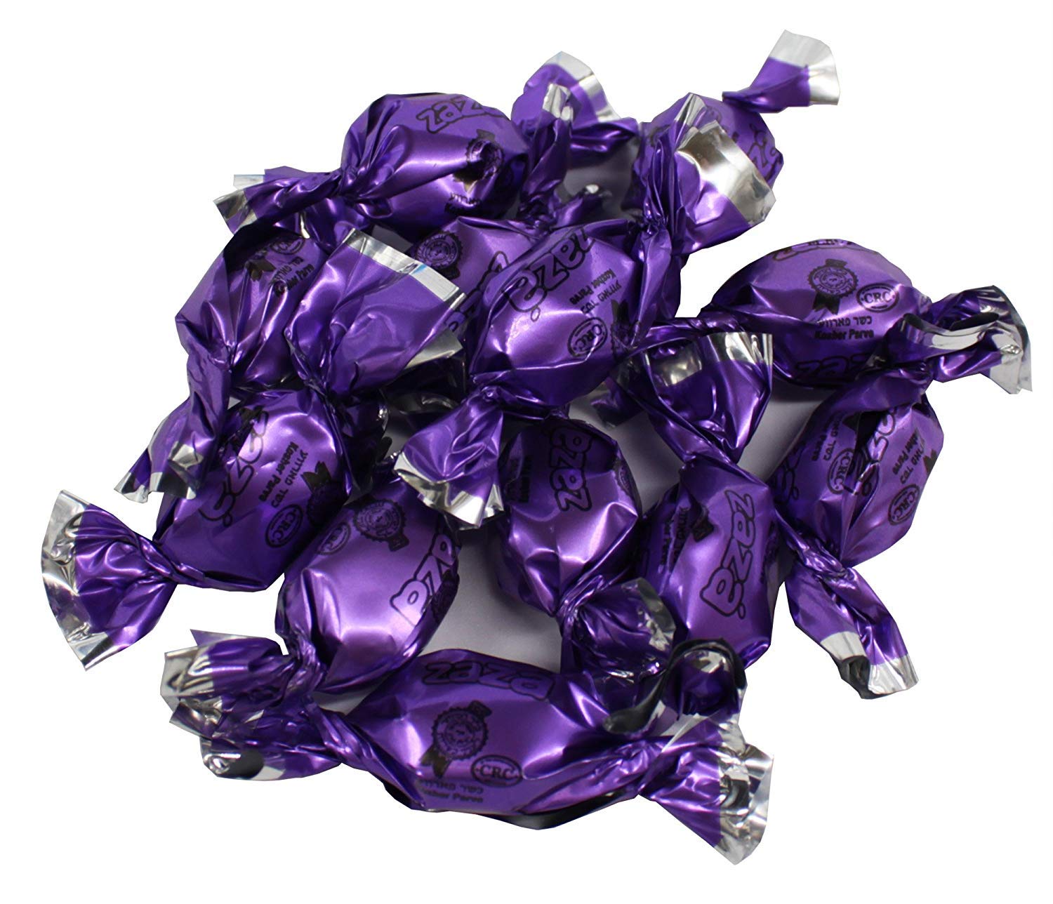 Amazon.com : Mini Foil Purple Candy By-Design Grape Flavor Kosher By ...