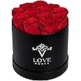 Amazon.com: VLove® Forever Preserved Roses in a Box | Real Roses That ...
