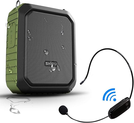 Portable Bluetooth Waterproof Voice Amplifier Wireless Headset ...