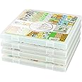 Amazon.com: iBune 4 Pack 12x12 Paper Storage Box, Scrapbook Storage Box ...