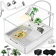 Amazon.com : MoonOrange Large Turtle Tank Kit(Tank + Light + Water Pump ...