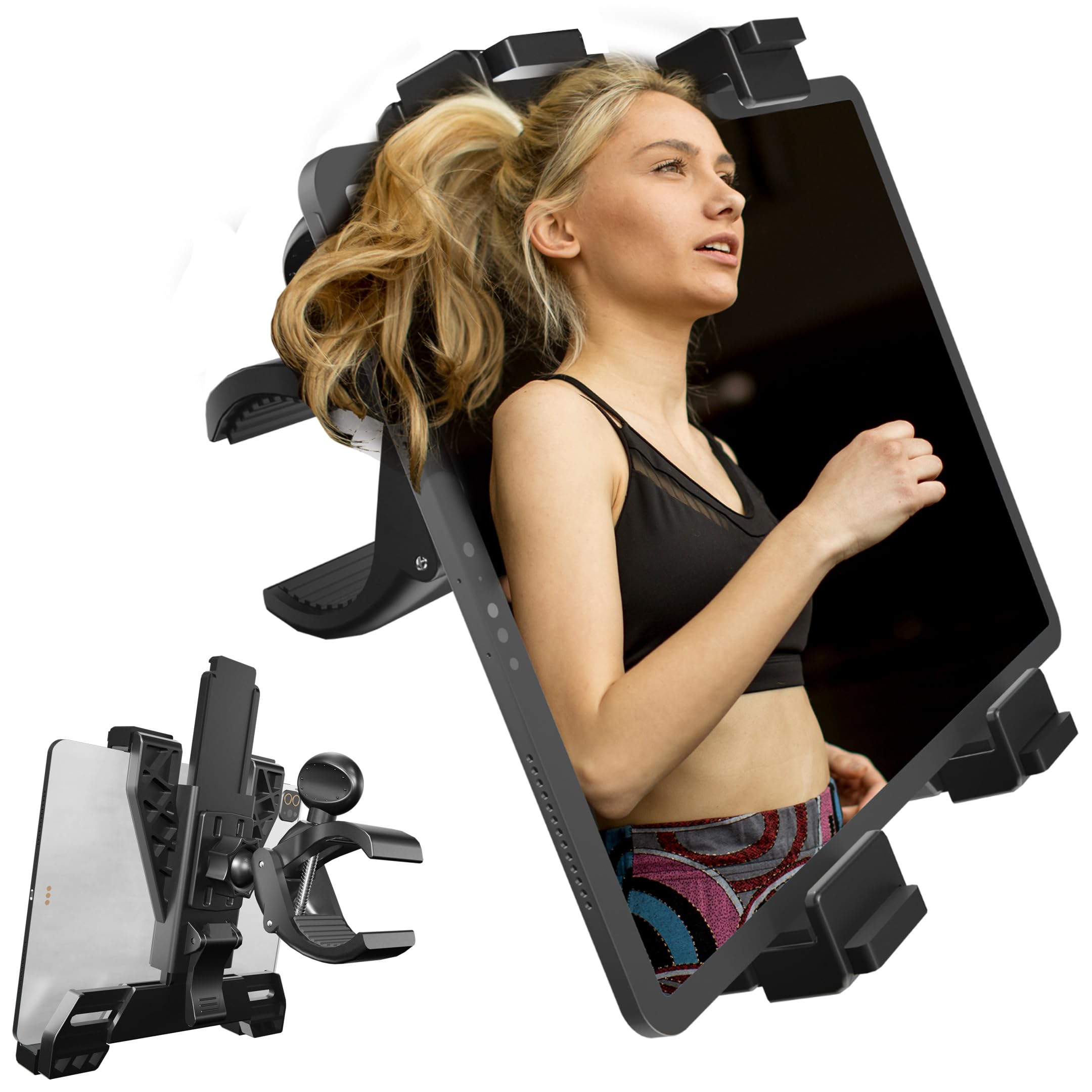 Randconcept - Treadmill Tablet Holder, Elliptical Tablet Holder, Large ...