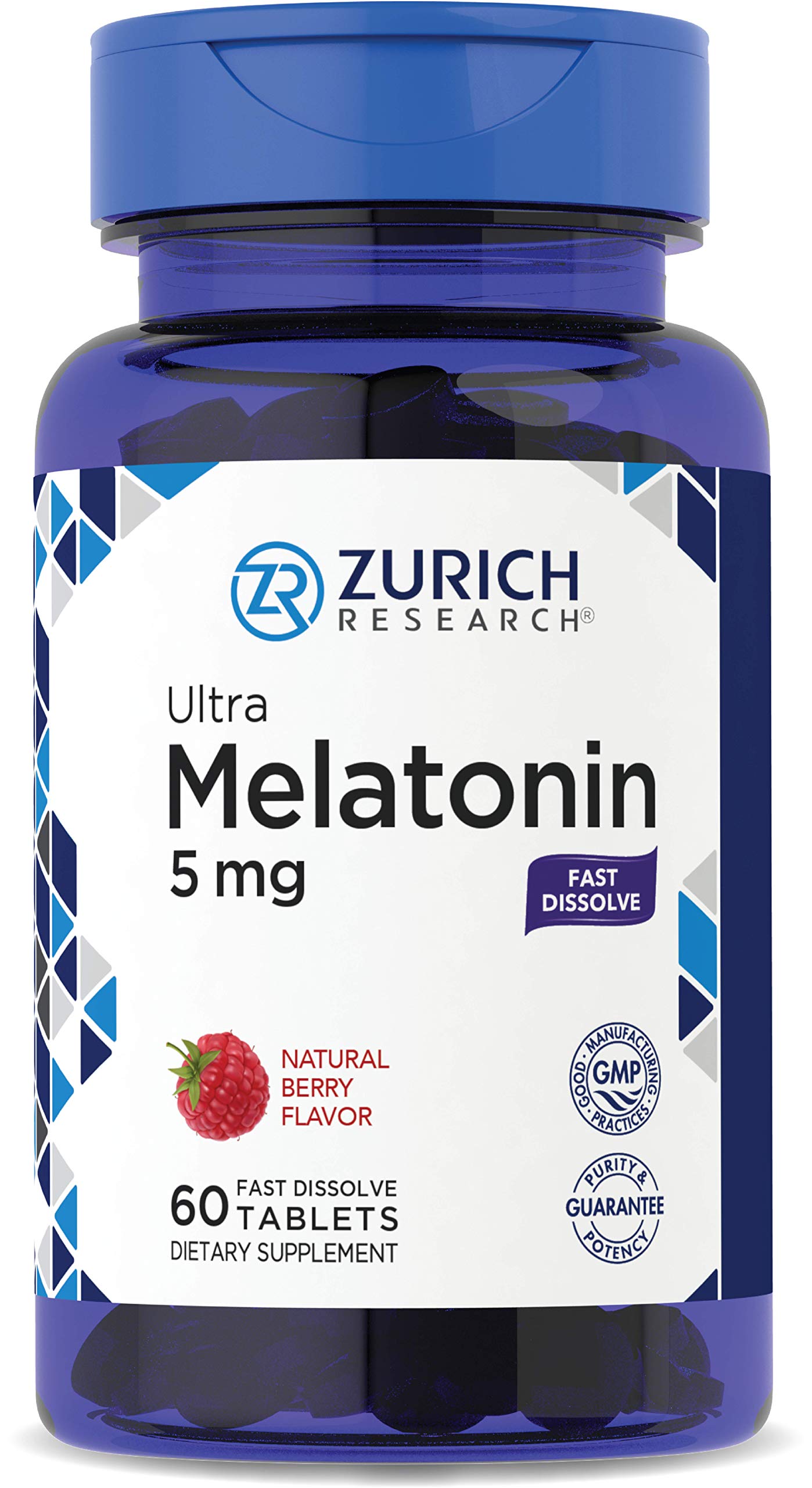 Buy Ultra Melatonin 5mg | 60 Fast Dissolve s | Natural Berry Chewables ...
