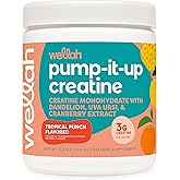 Amazon.com: Wellah Pump-It-Up Creatine (50 Servings, Pineapple Mango) - Creatine Monohydrate ...