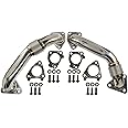 Passenger Side + Drivers Up Pipe Exhaust for LB7 LLY LBZ LMM LML 6.6L ...