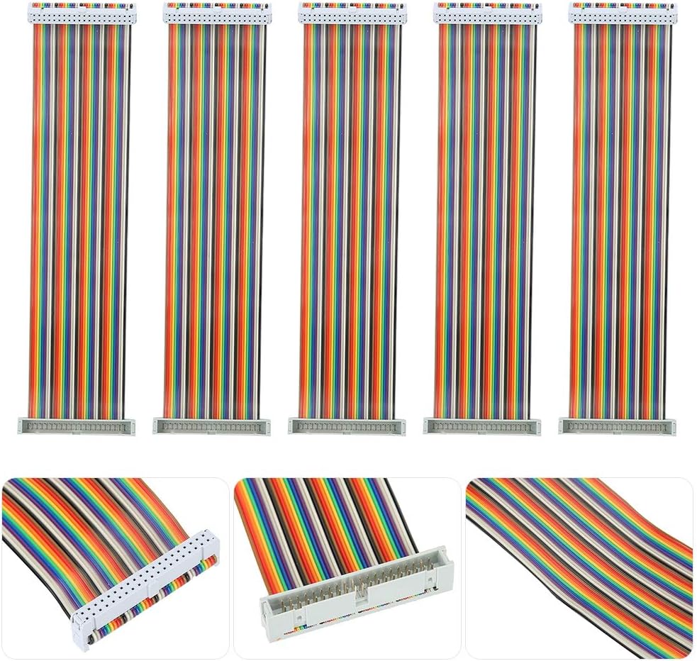 T opiky 5Pcs GPIO Cable for Raspberry Pi Male to Female 40pin Ribbon ...