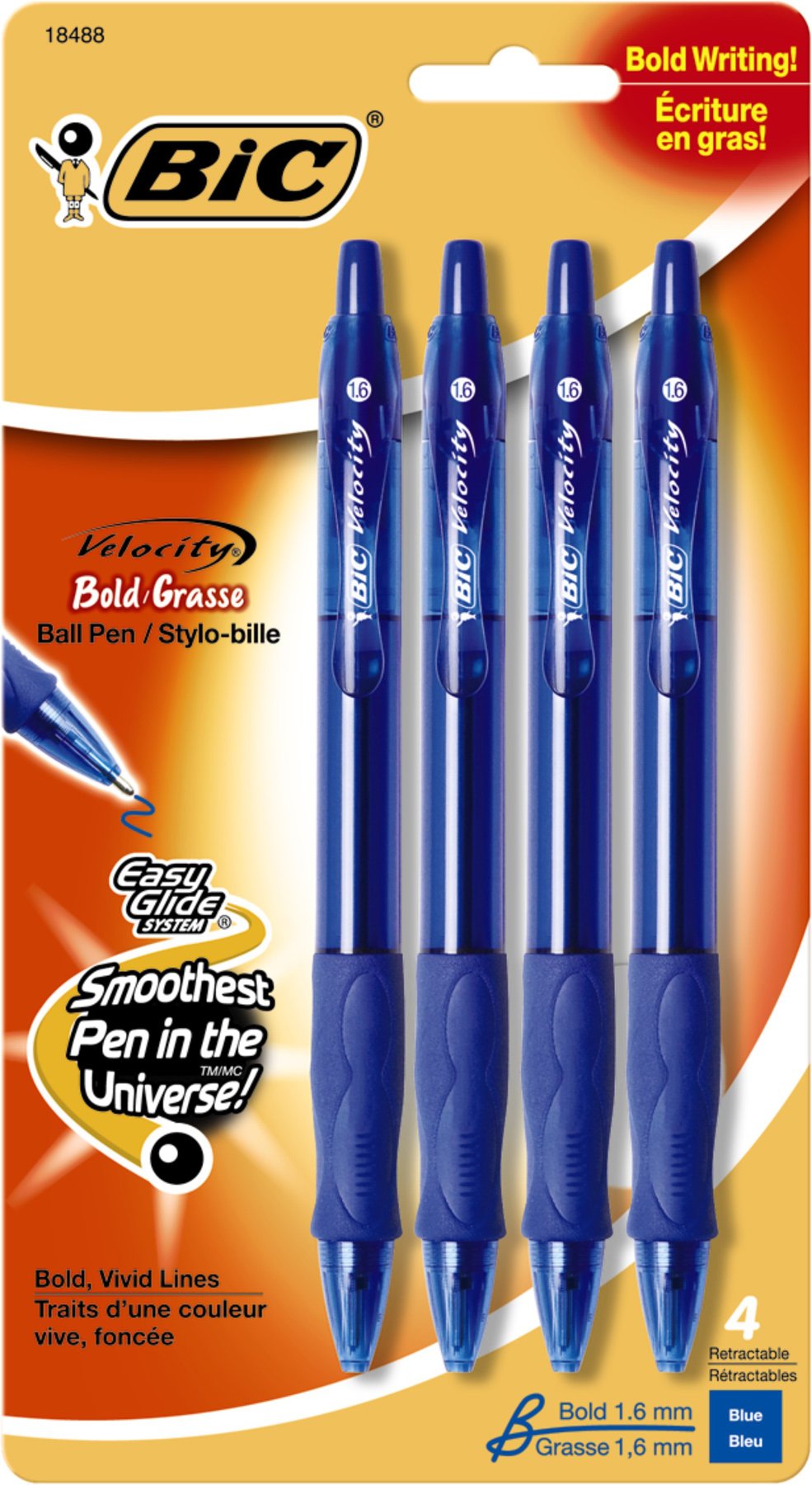 4 Count Velocity Bold Ball Pen in Blue [Set of 6] for sale | North Las ...