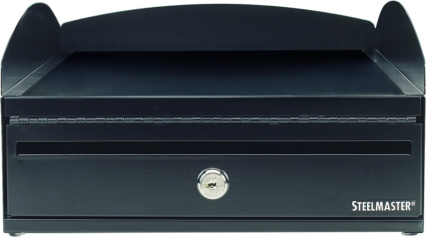 STEELMASTER LockIt Desktop Inbox, 14.5 x 5.75 x 11 Inches, 2 Keys ...