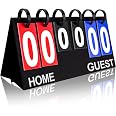 Digital Scoreboard, Portable Electronic Scoreboard with Remote, LED ...