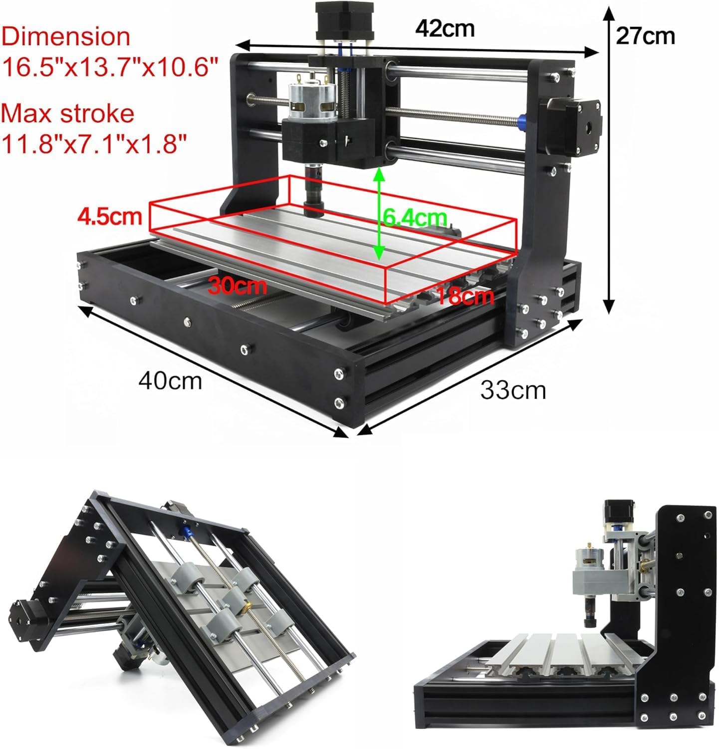 Mua CNCTOPBAOS Upgrade CNC 3018-PRO 3 Axis DIY Mini CNC Router Kit with ...