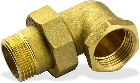 Stabilo-Sanitaer Messing Fitting Winkelverschraubung 3/4 Zoll DN20 IG/AG Winkel Verschraubung ...