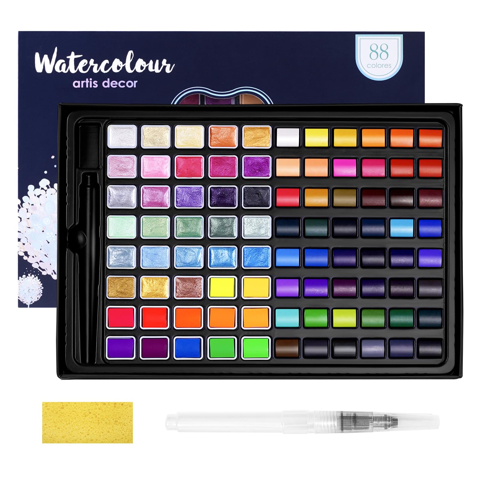 Mua Watercolor Paint Set -88 Colors Water colors Paint Set, Watercolor ...