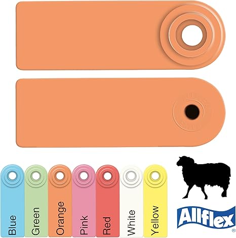 Amazon.com: Allflex Sheep Tags Blank, Small White: Pet Supplies
