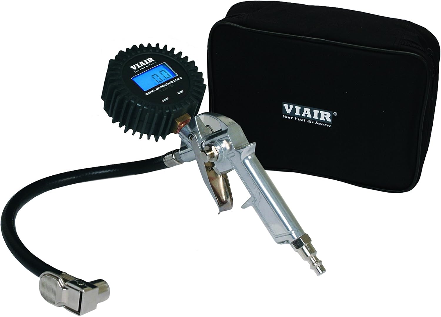 Viair 00042 Digital Tire Inflation Gun with 2.5" Gauge and Carry Bag ...