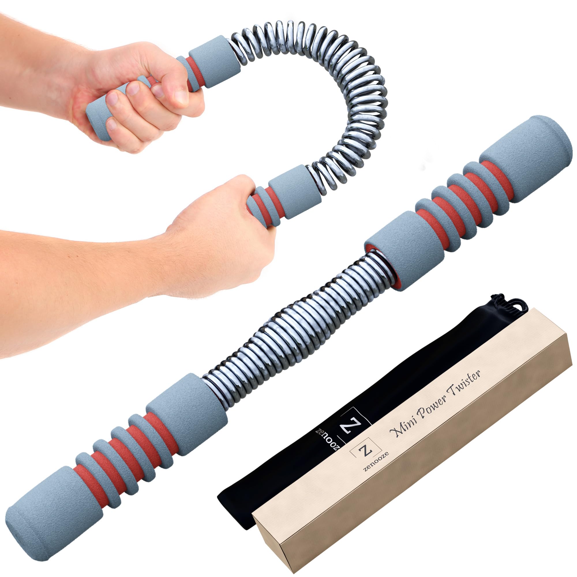 Zenooze Power Twister Bar 20KG, Chest Exerciser for Men, The Ultimate ...
