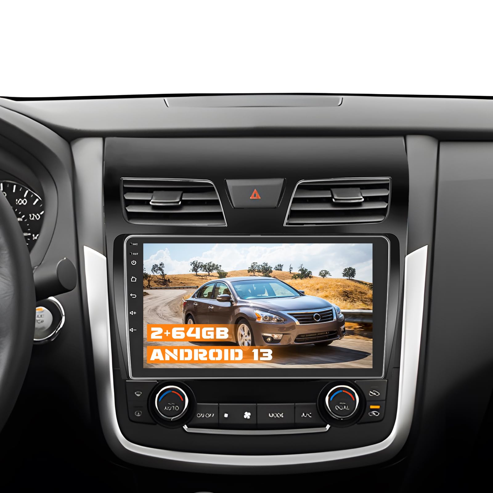 Roinvou 2+64G Android CarPlay Stereo for 2013 2014 2015 Nissan Altima ...