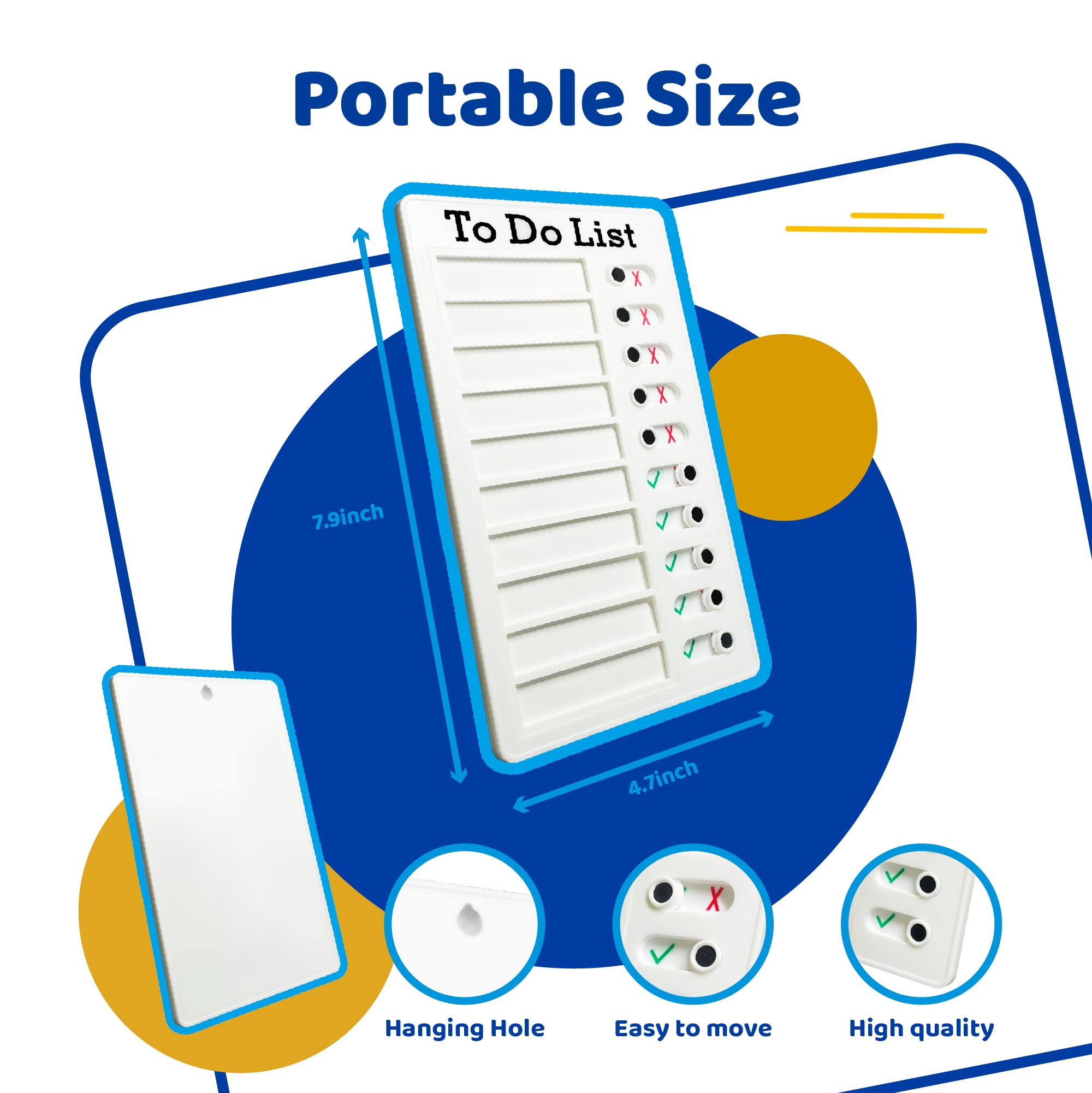 Mua PAMA COACH Dry Erase Daily Checklist White Board Morning Sliding ...