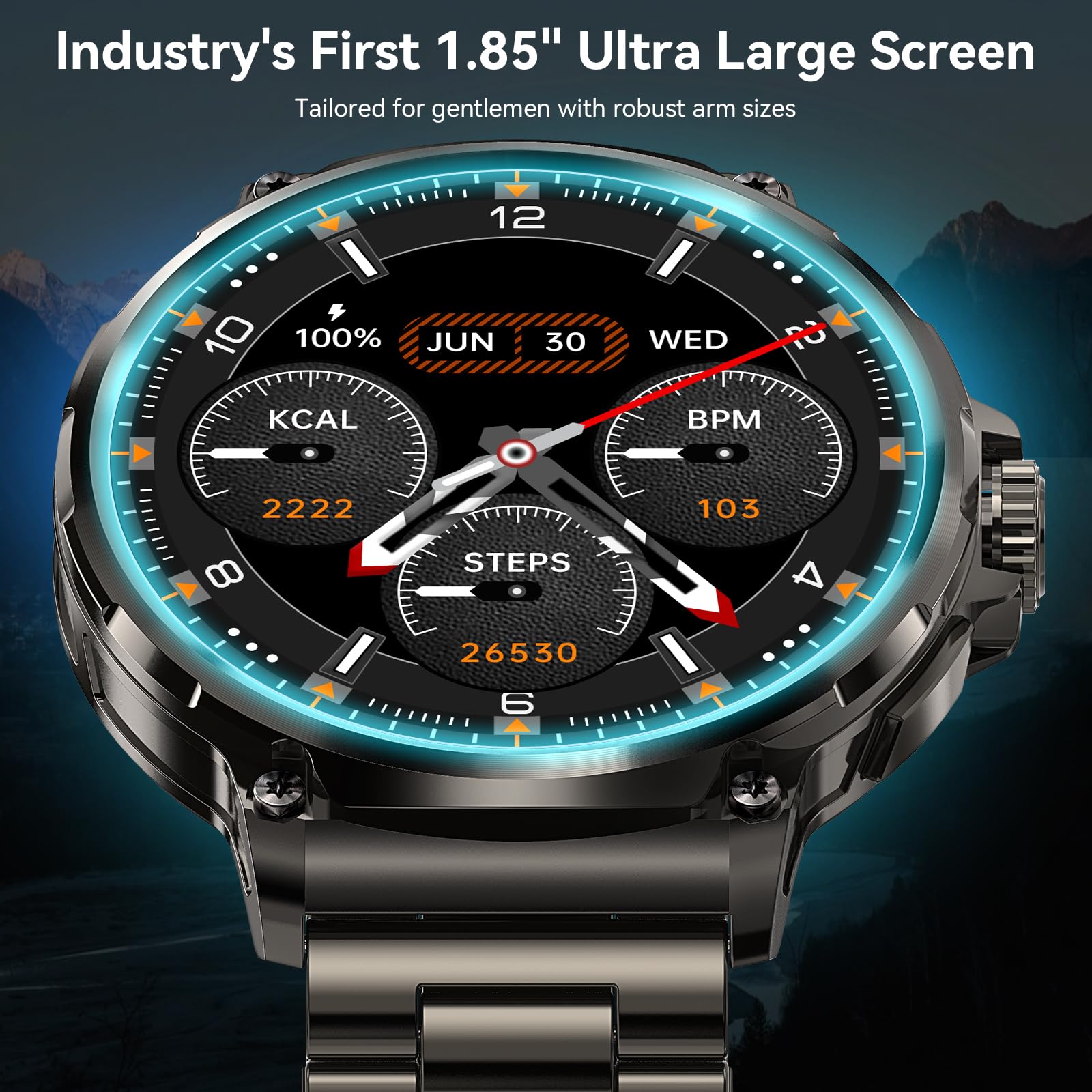 Mua AMAZTIM Smart Watch for Men,1.85" HD Oversized Screen,100 Days ...