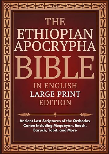 Ethiopian Apocrypha Bible in English (Large Print): Ancient Lost ...