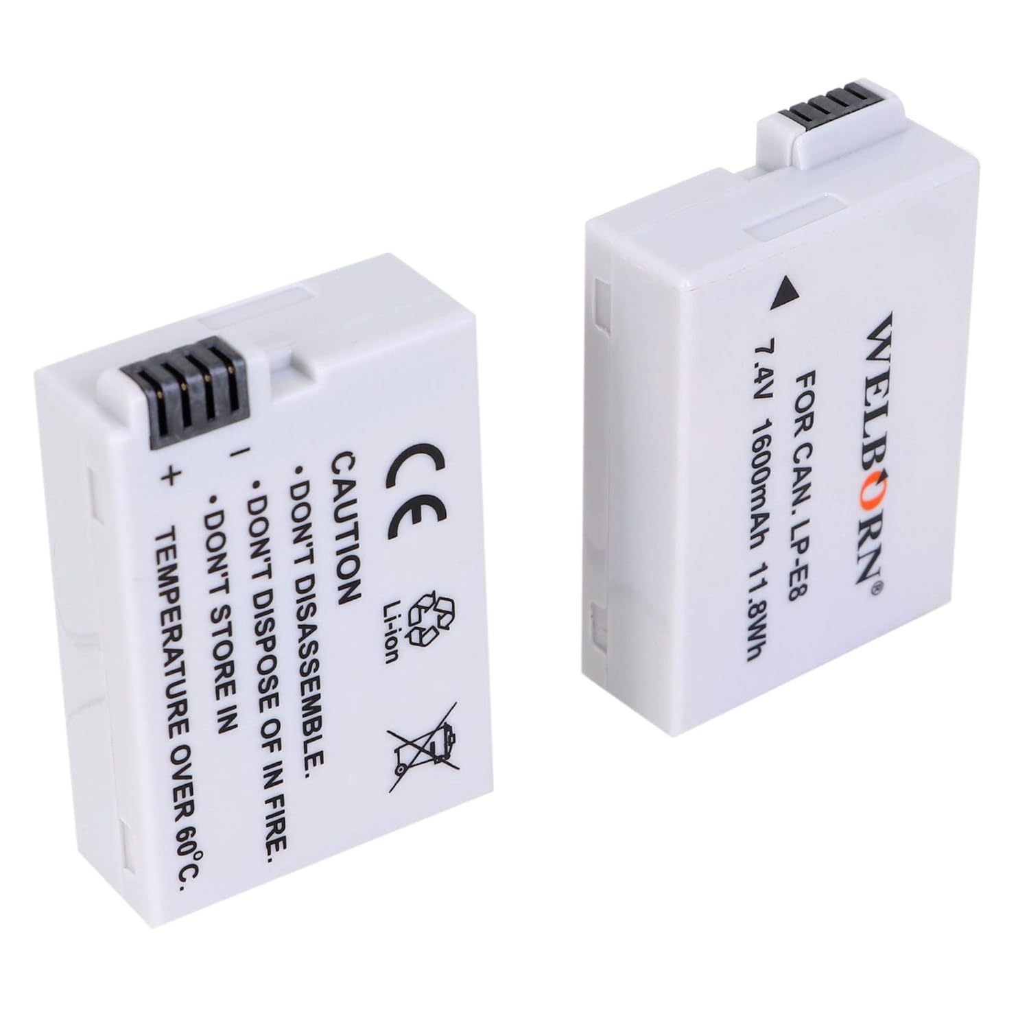 Buy WELBORN LPE8 Rechargeable Battery Pack Compatible with Canon EOS ...
