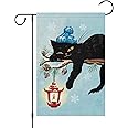 Amazon.com : Louise Maelys Welcome Winter Garden Flag 12x18 Double ...