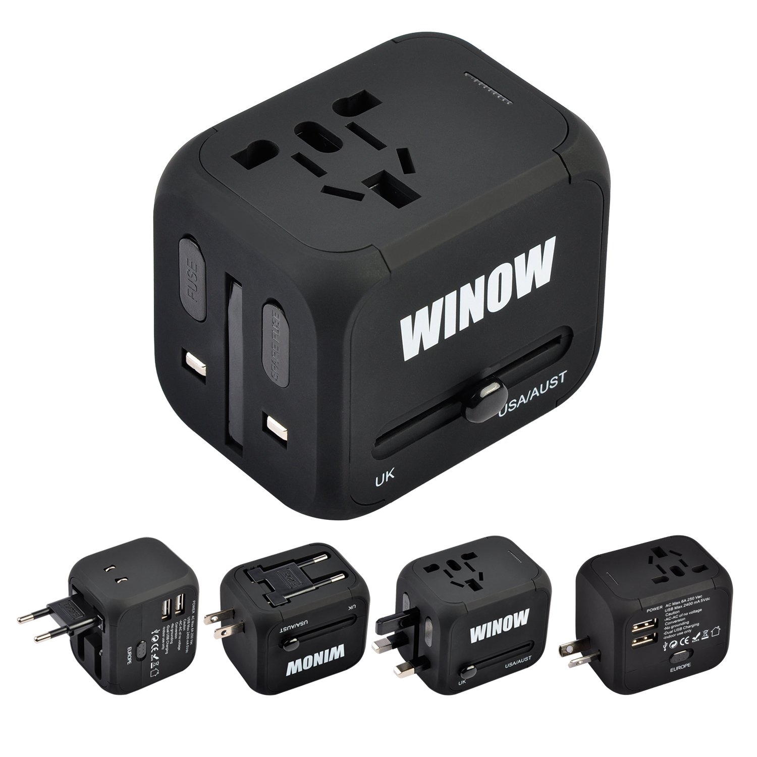 Amazon.com: WINOW International Travel Plug Adapter, Worldwide Power AC ...