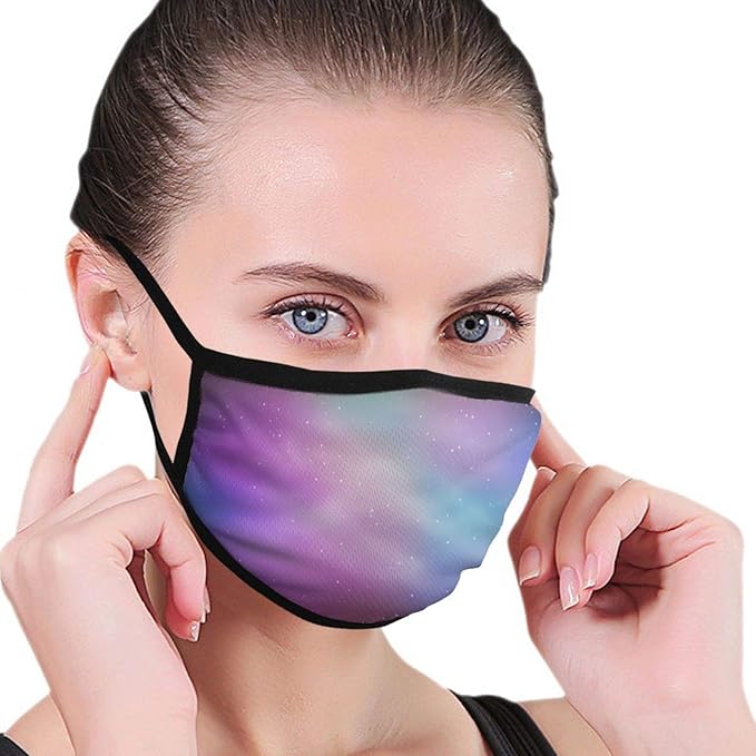 Purple Beautiful Star Unisex mask, Reusable and Washable dust-Proof ...